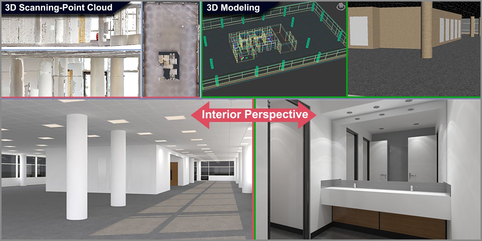 Architectural Drawings from Point Clouds and Matterport Scans